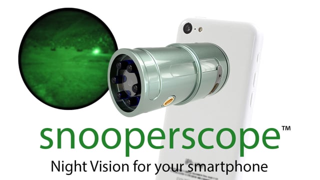Snooperscope: Night Vision for your Smartphone iPhone iPad on Vimeo