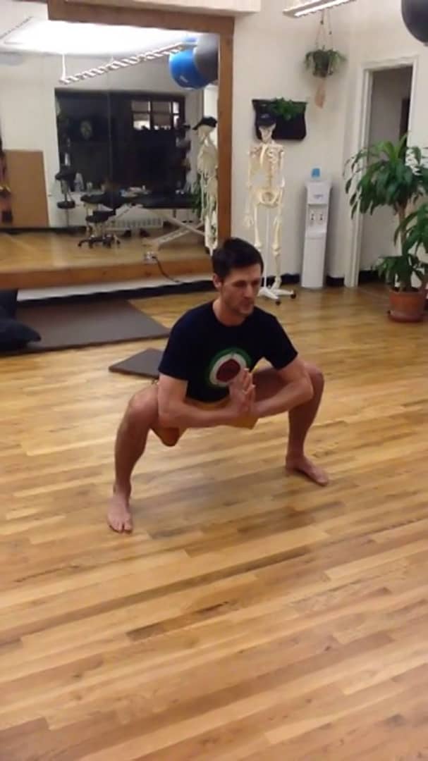 Squat Stretch (Groin Opener) on Vimeo