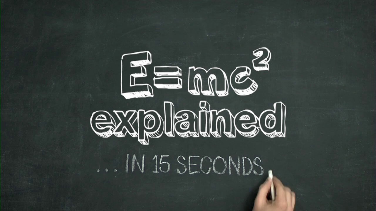 E=mc2 explained (in 15 seconds!) - Animate Your Ideas on Vimeo