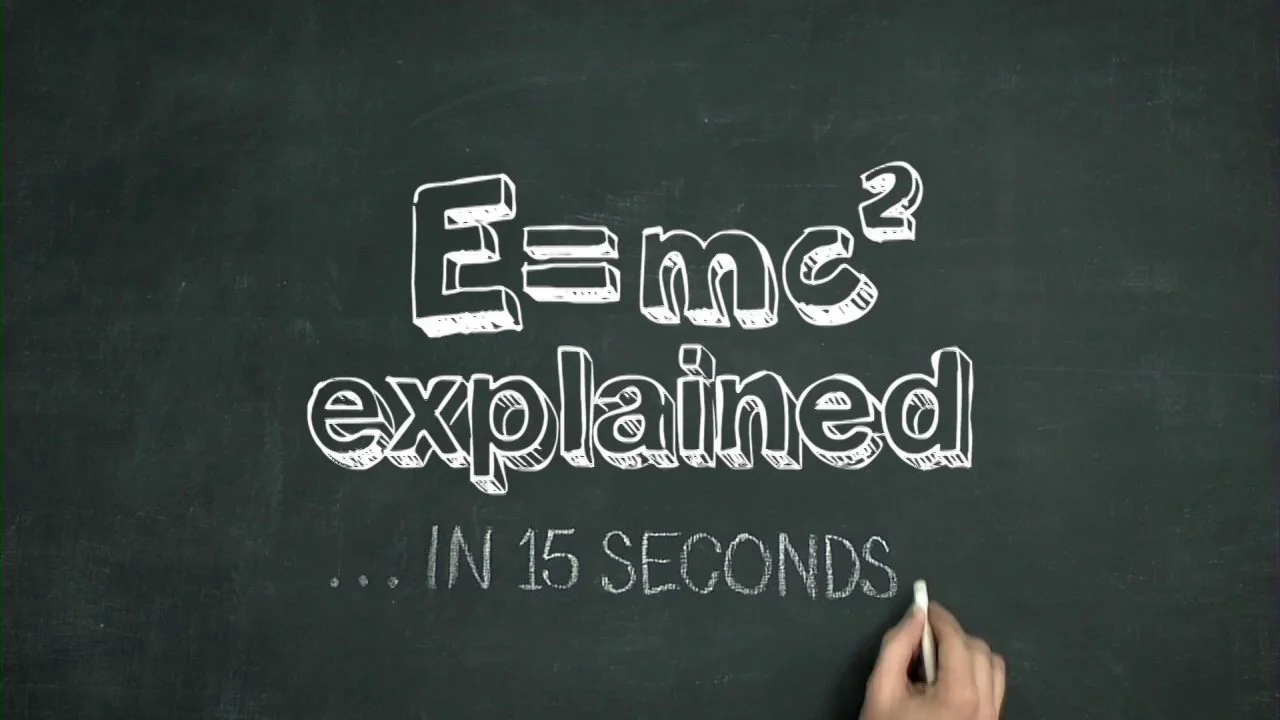 E=mc2 explained (in 15 seconds!) - Animate Your Ideas