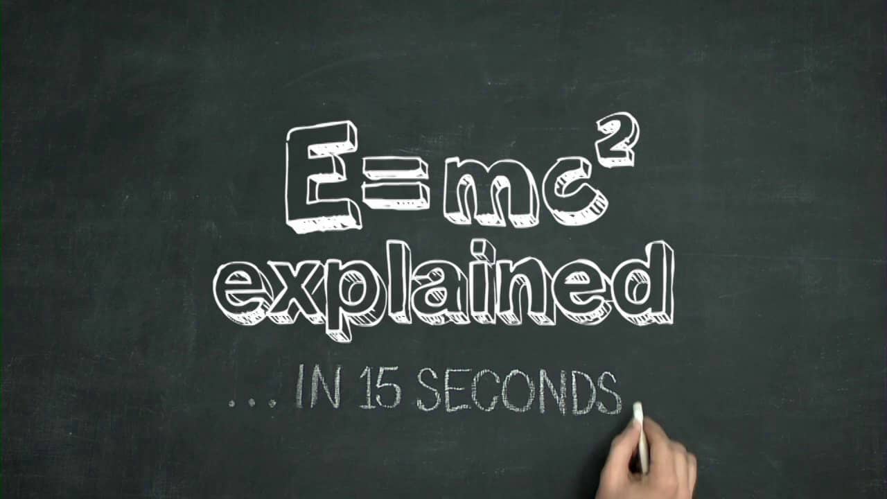 E=mc2 explained (in 15 seconds!) - Animate Your Ideas on Vimeo