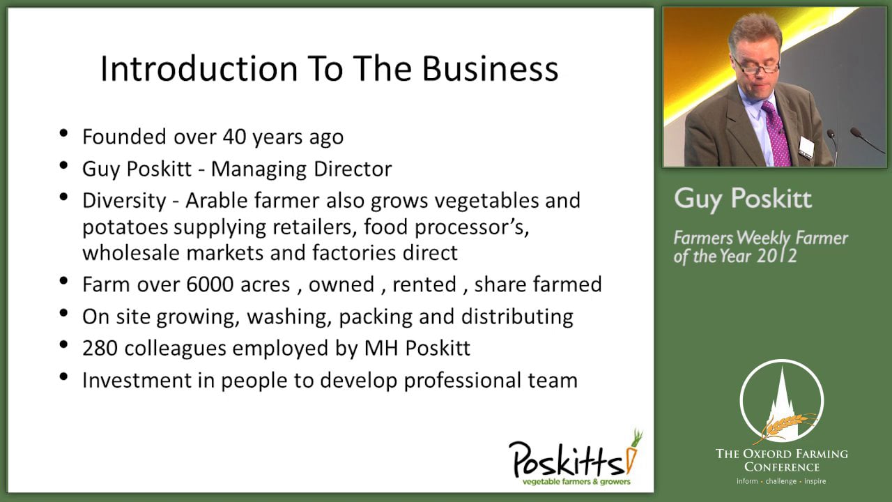 Guy Poskitt at 2014 Oxford Farming Conference on Vimeo