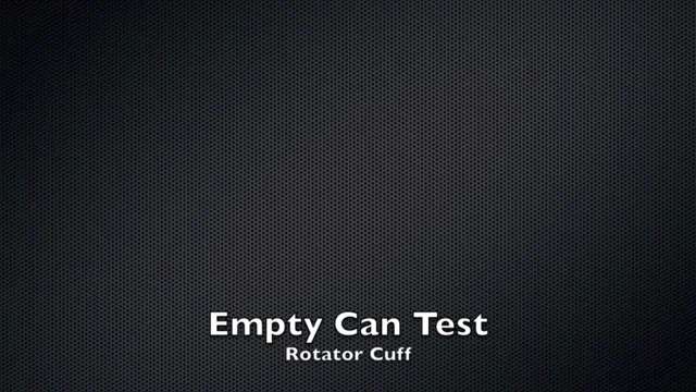 Empty Can Test