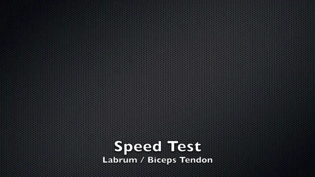 Speeds Test Shoulder