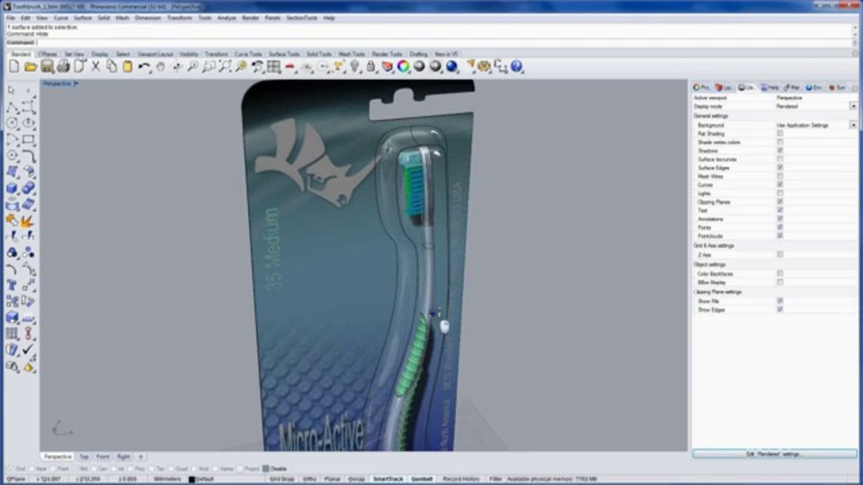 'Say Ahh'... product design and packaging with Rhino 5: Modeling the ...