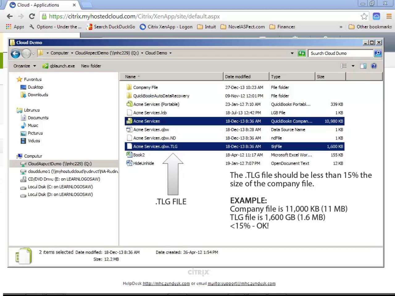 How to locate the TLG File on Vimeo