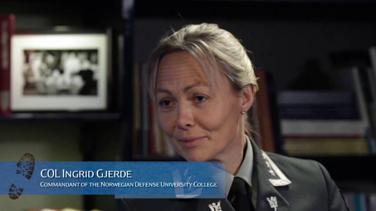 COL Ingrid Gjerde, Where to focus in the spectrum of military ...