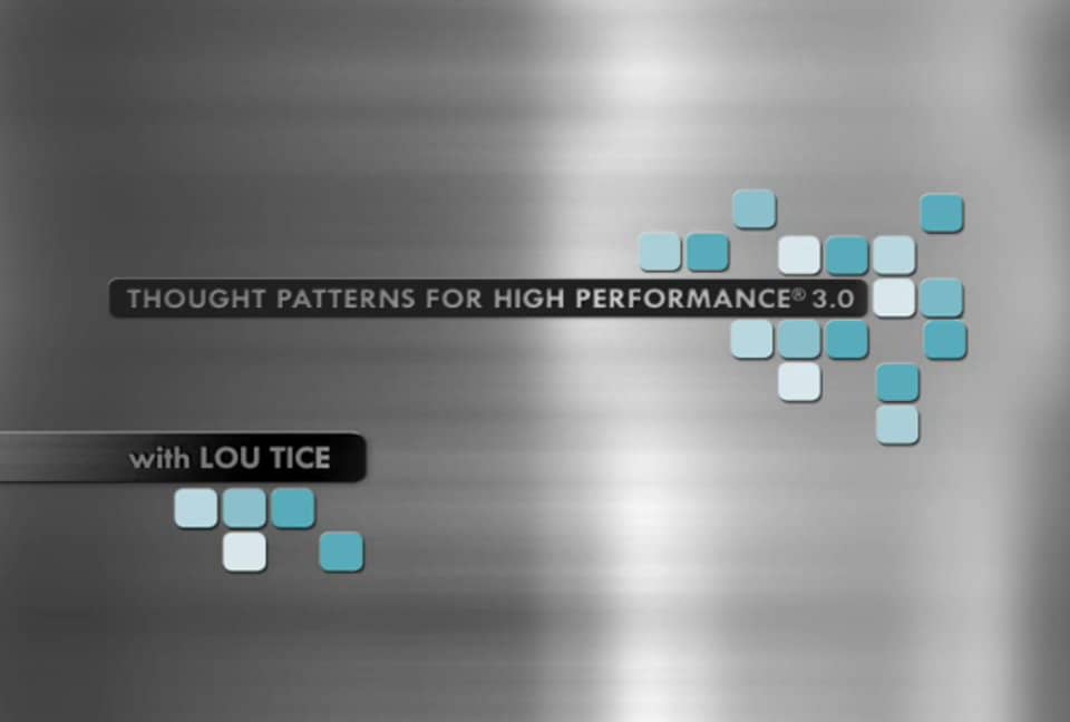 Thought Patterns for High Performance® 3.0 on Vimeo