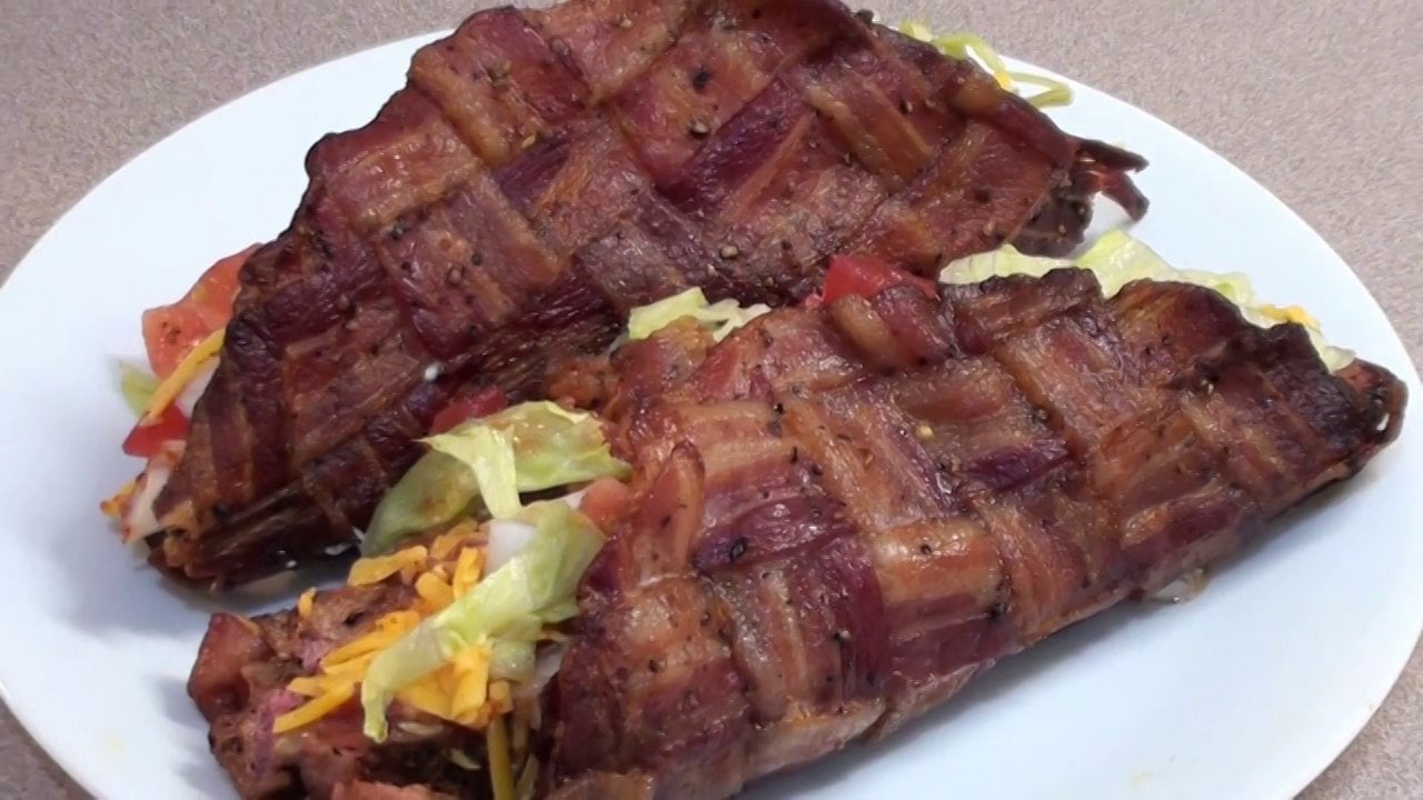 Bacon Taco Shell - BBQ Video Recipe on Vimeo