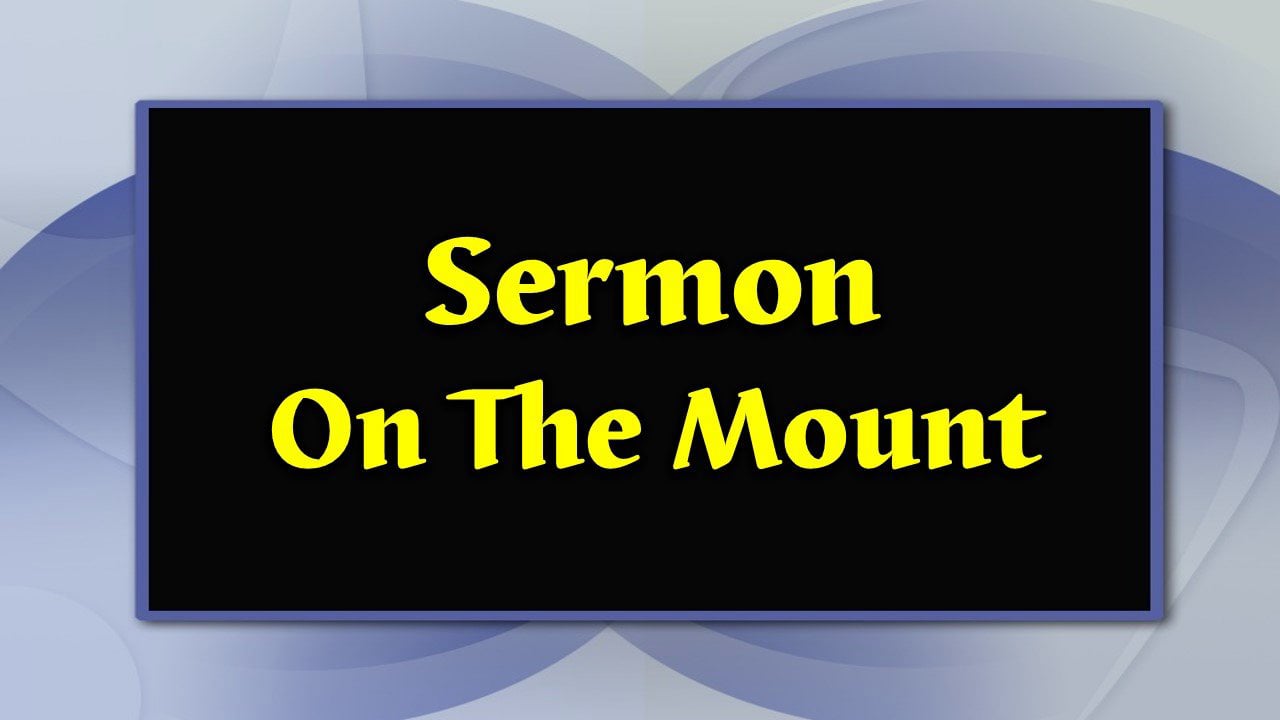 Sermon On The Mount (Benjamin Lee) | Dowlen Road Church of Christ