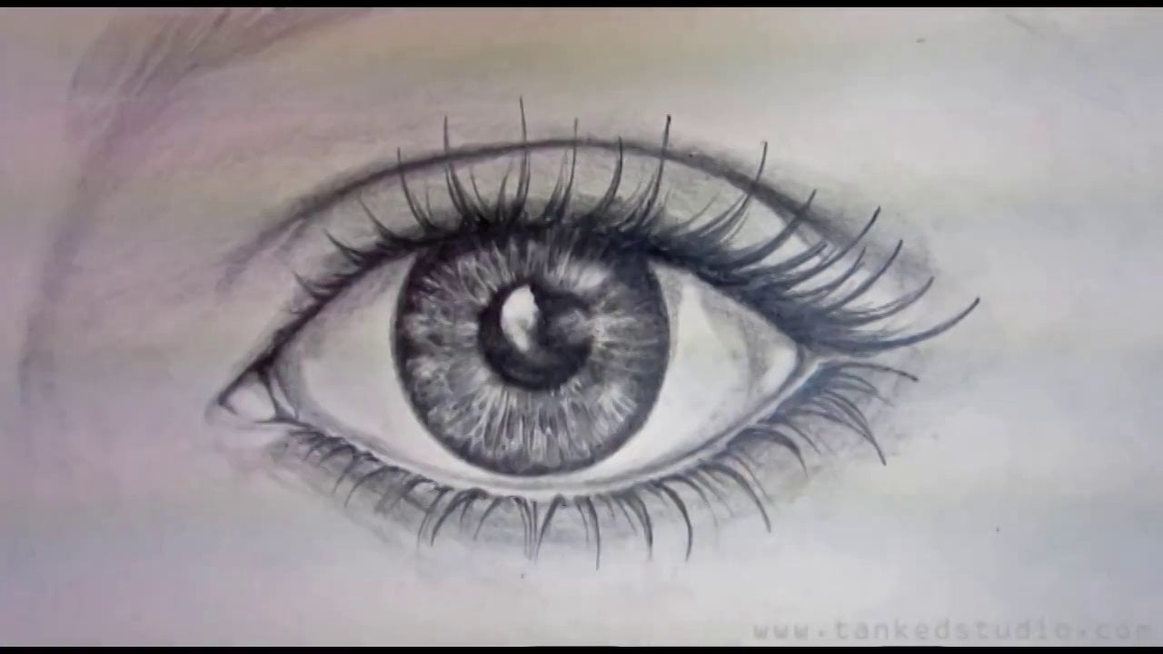 How To Draw An Eye, Time Lapse - Learn To Draw a Realistic Eye with ...