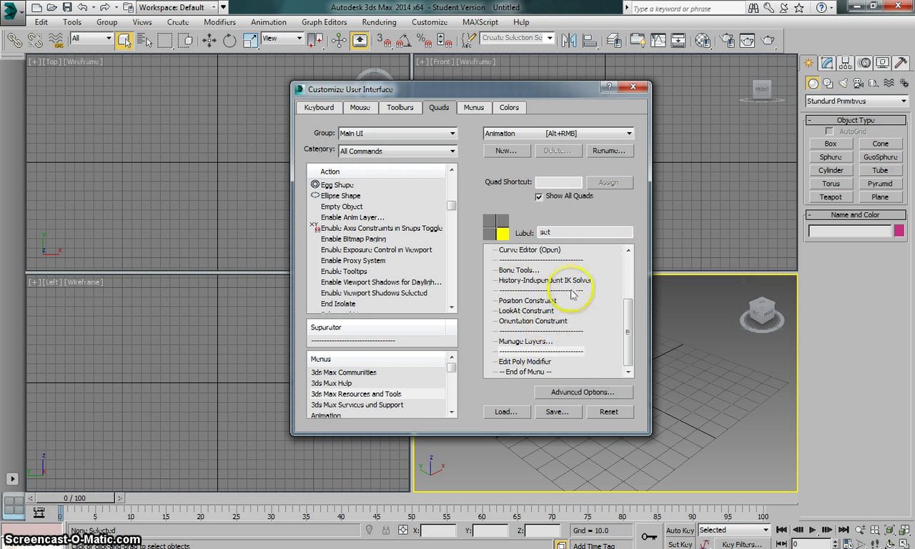 How to create Custom Quad Menus in 3ds Max on Vimeo