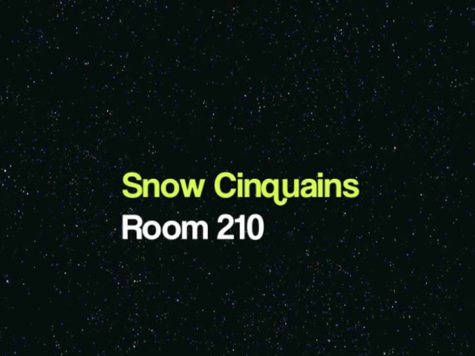 Snow Cinquains-210 on Vimeo