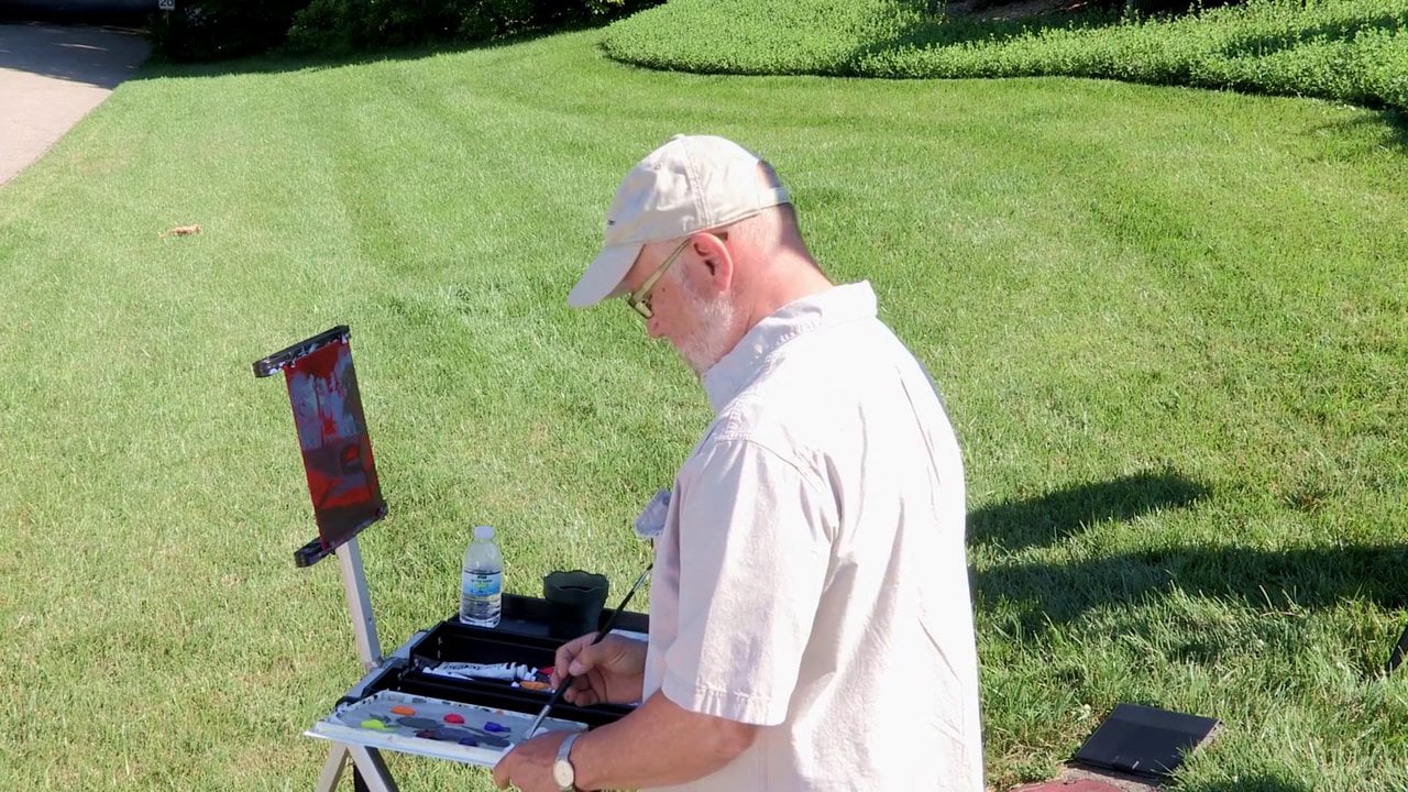 Paint Acrylic Landscapes- Light and Shadow in Plein Air with Mark ...