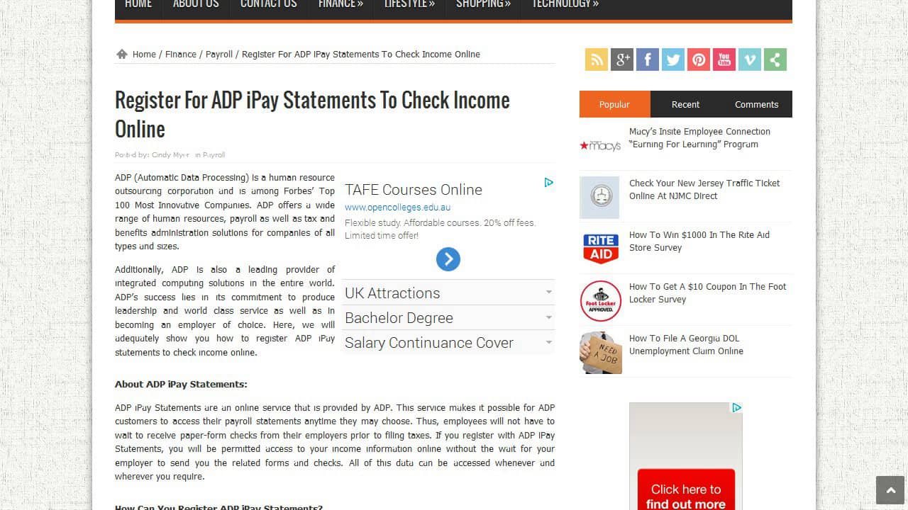 ipay.adp.com | Register For ADP iPay Statements To Check Income Online on Vimeo