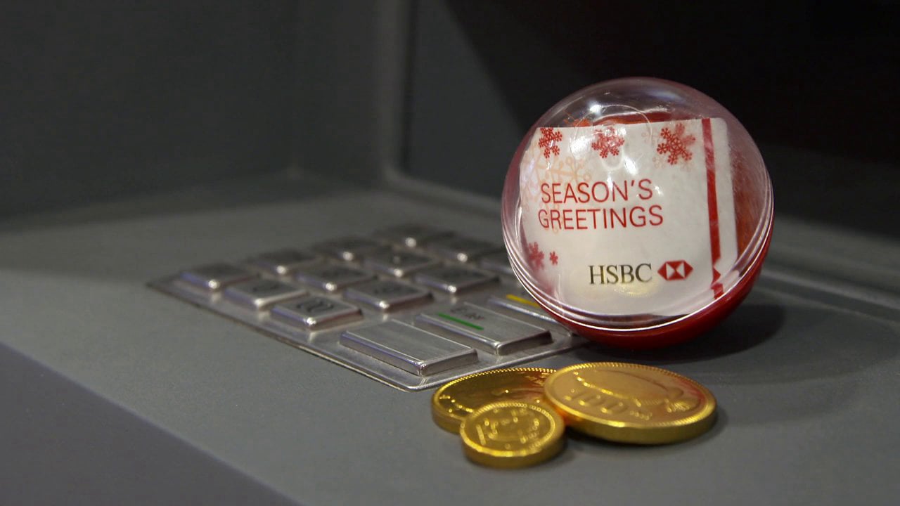 HSBC Christmas ATM [via Grain Media] on Vimeo