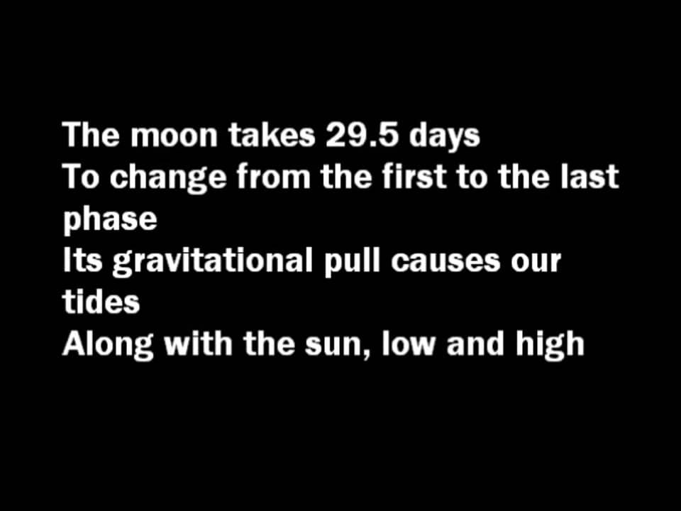 Mr. Lee - Phases of the Moon rap on Vimeo
