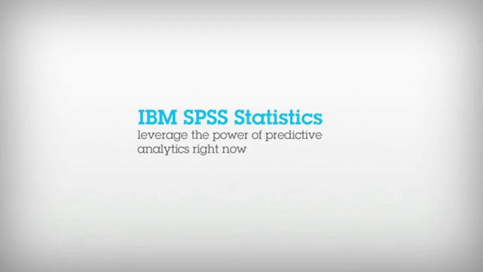 Leverage the power of predictive analytics with IBM's SPSS on Vimeo