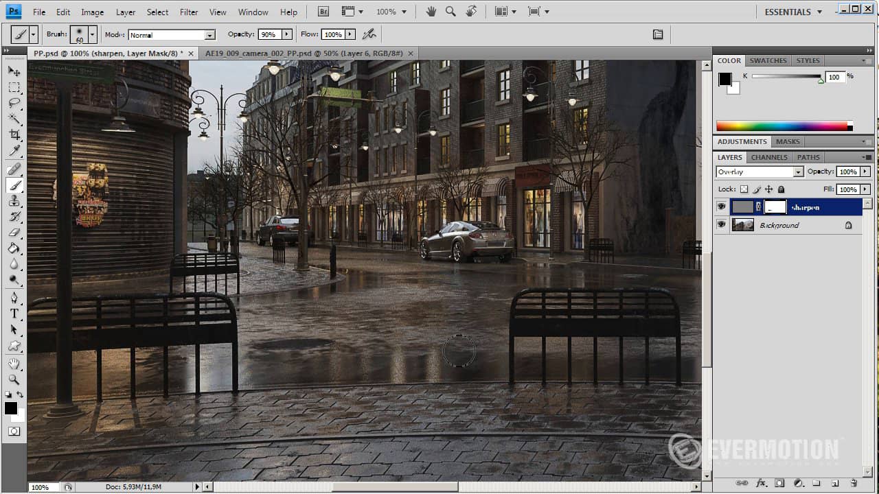 Postproduction of 3d scene in Adobe Photoshop - Tip of the Week on Vimeo