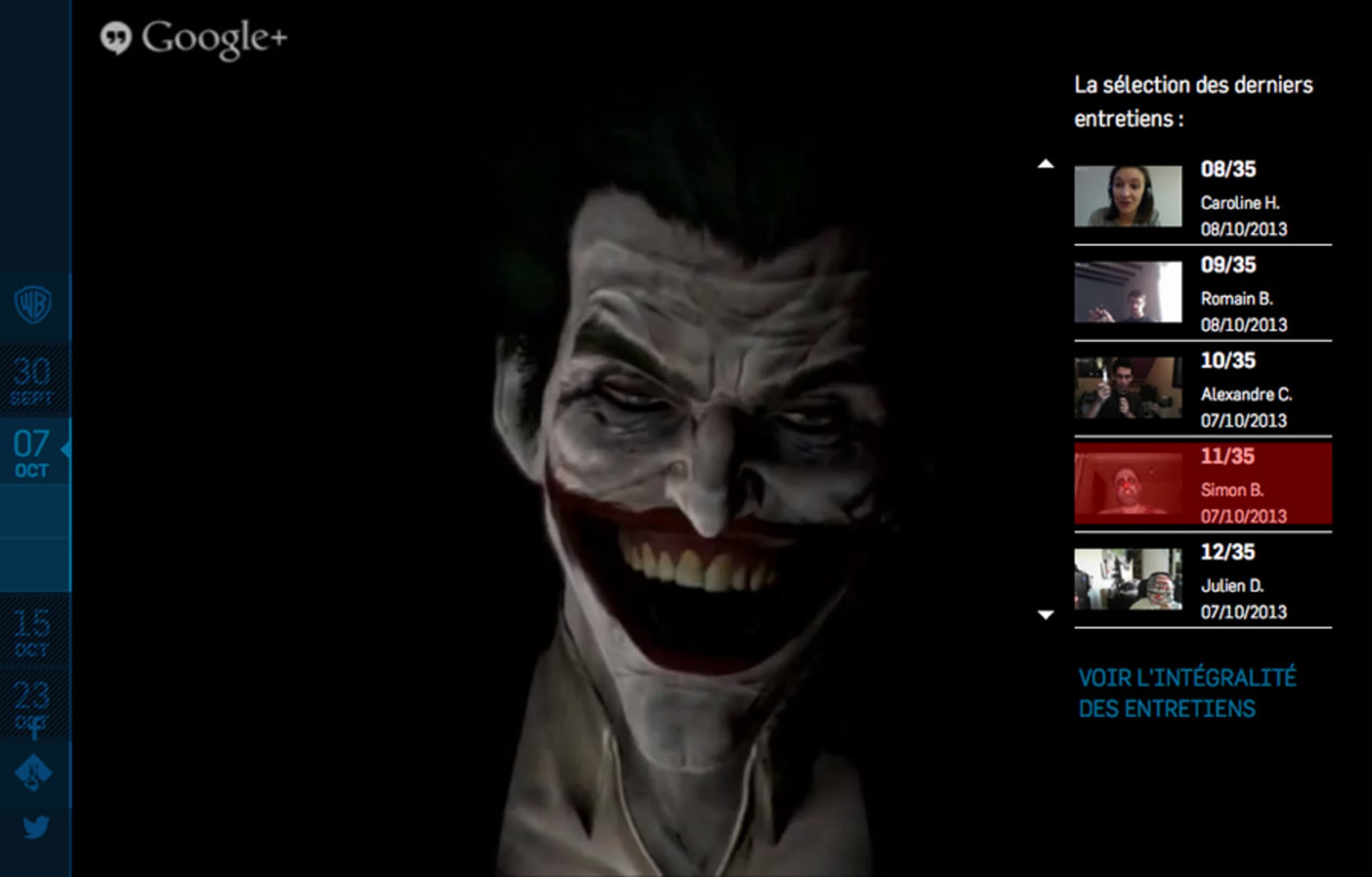 BATMAN ARKHAM ORIGINS - Get a job interview with The Joker via Google ...