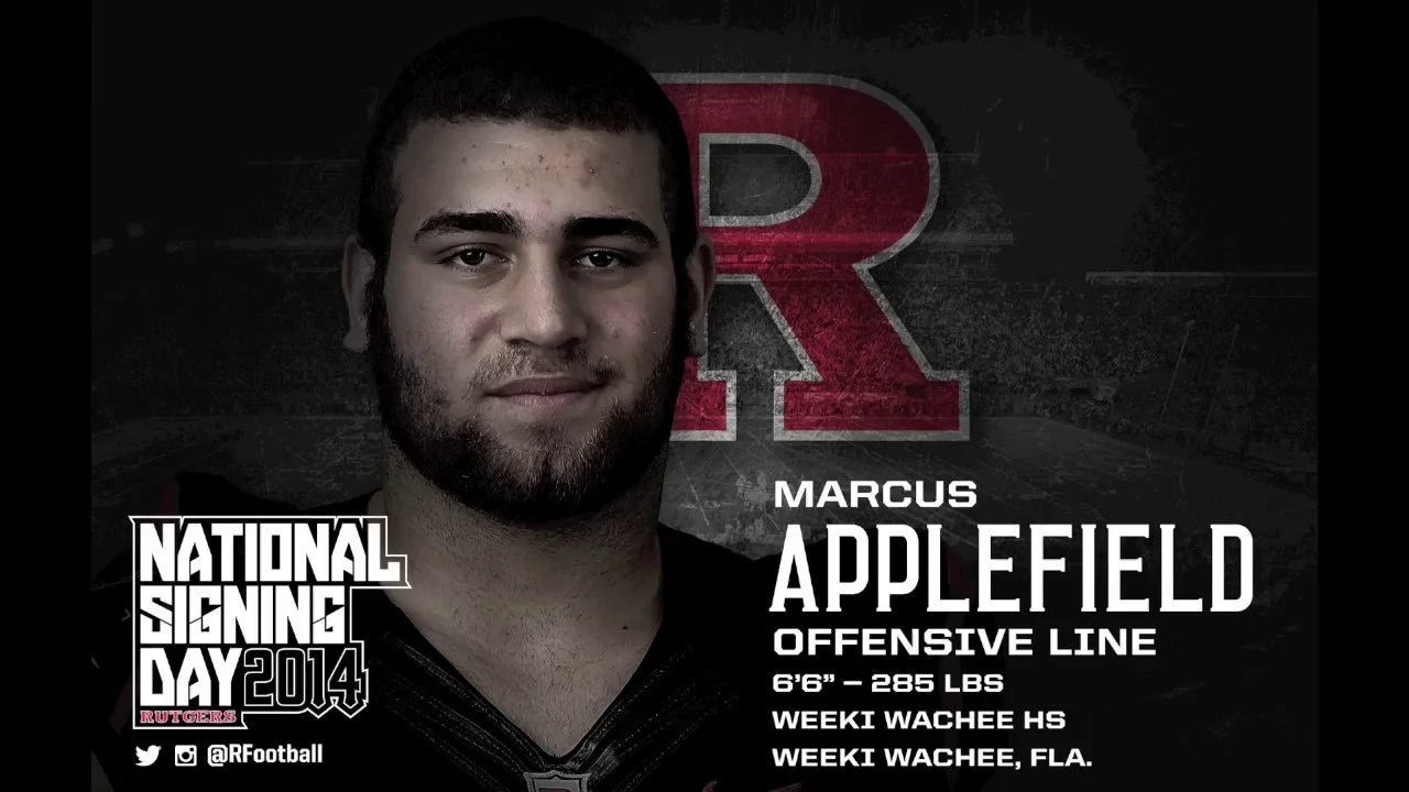 #RFootballNSD14: Welcome Marcus Applefield to #RFamily