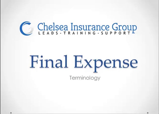 Final Expense Training on Vimeo