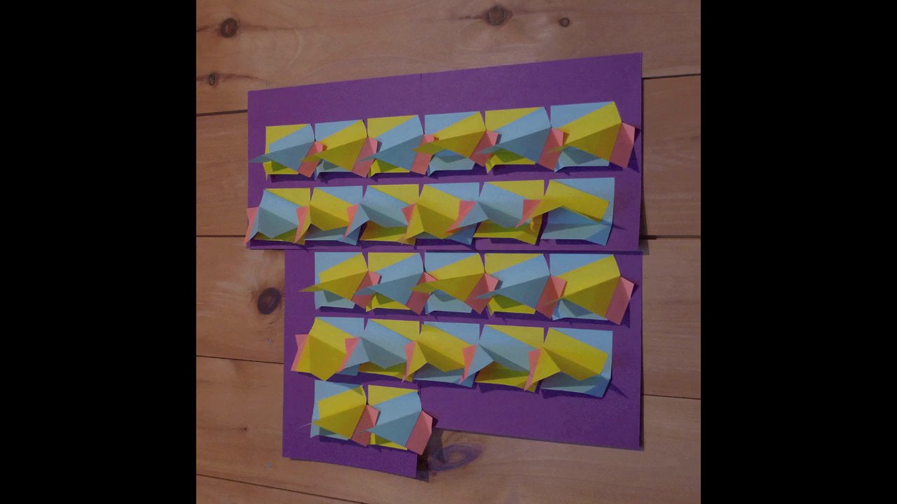 Post-it grid in 4 sheets on Vimeo