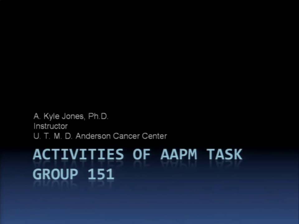 Task Group 151- AAPM Report: QA/QC of Digital Systems on Vimeo