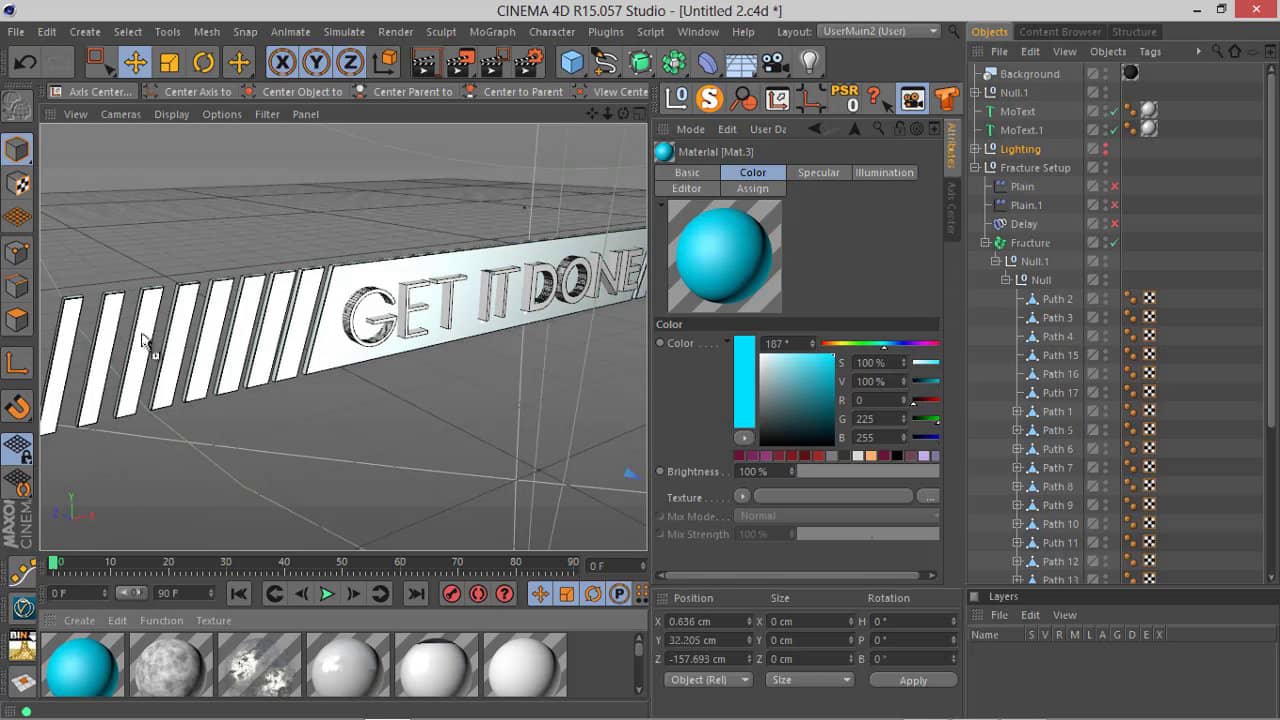 Tutorial No.2 : using shader effector and multi shader like professionals in cinema 4d on Vimeo