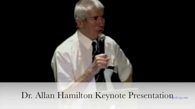 Dr. Allan Hamilton | Speaker Agency, Speaking Fee, Videos | SPEAKING ...