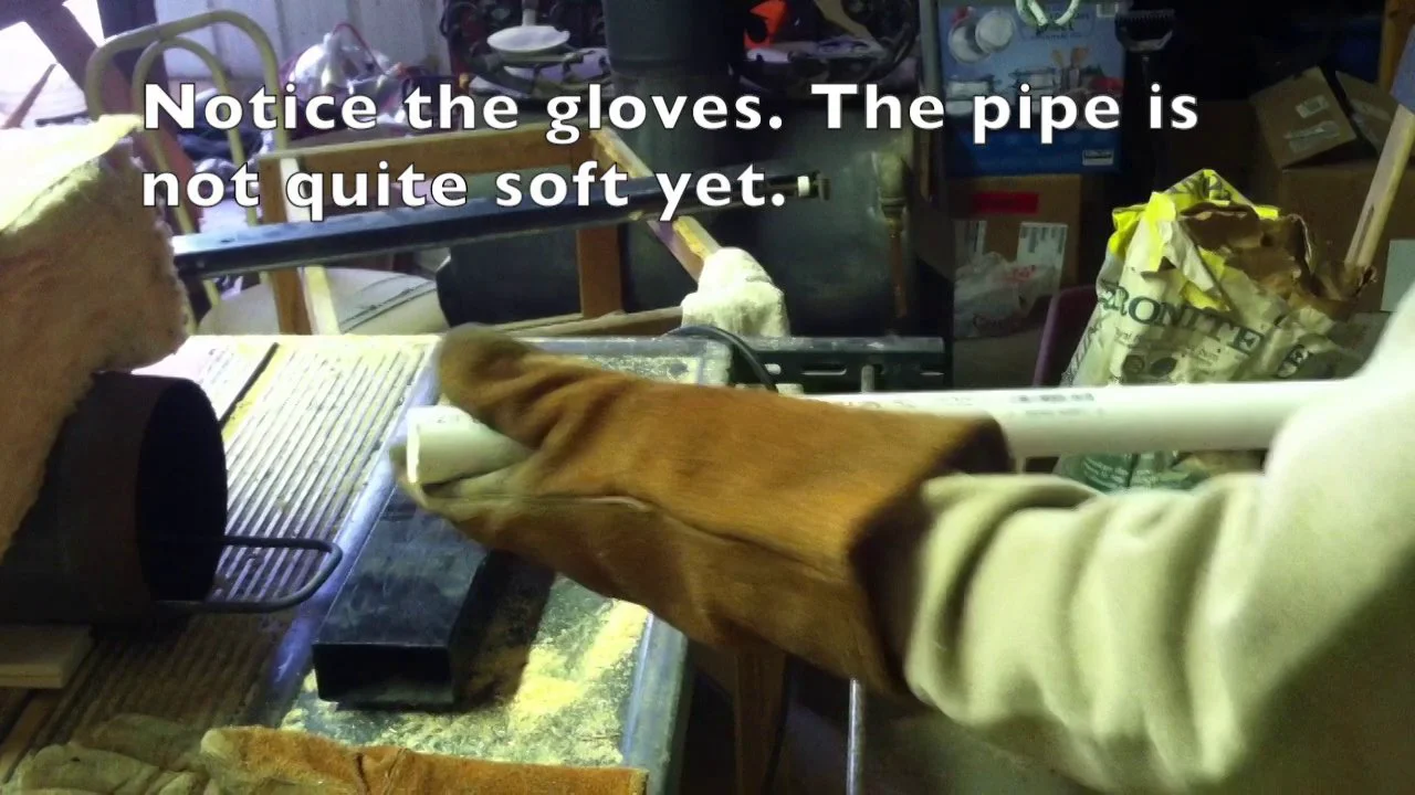 How to Build an Inexpensive Oven to Soften and Bend PVC Pipe on Vimeo