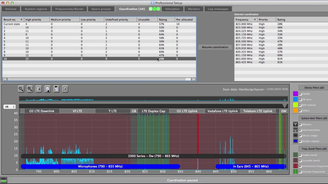 Wireless Systems Manager 4.0 / 4.1 - Frequency allocation 1 on Vimeo