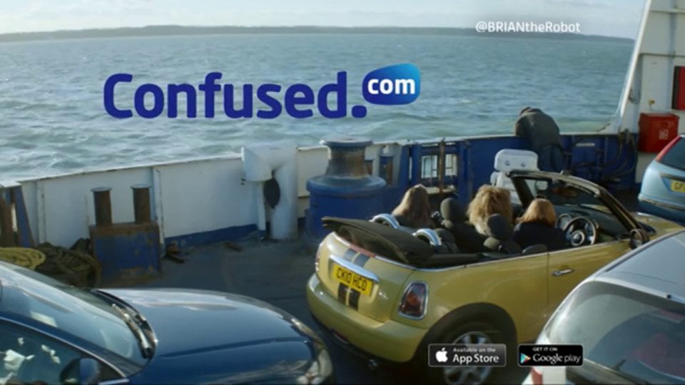 CONFUSED.COM - BRIAN the Robot helps a new matey get a sick QuickQuote ...