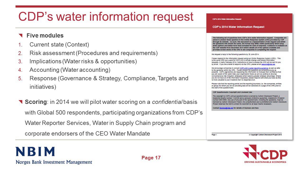 Introduction to CDP's water program on Vimeo