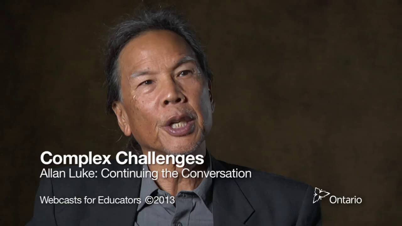 Allan Luke: Complex Challenges on Vimeo