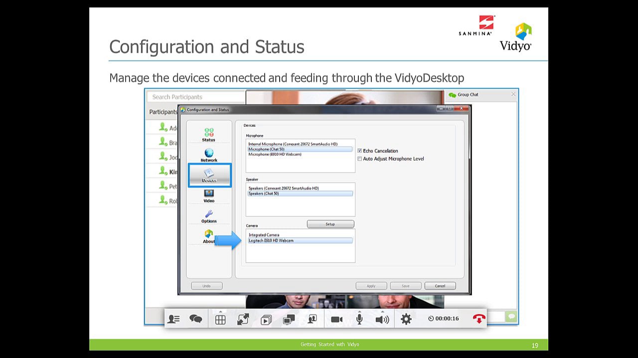 Getting Started with VidyoDesktop at Sanmina on Vimeo