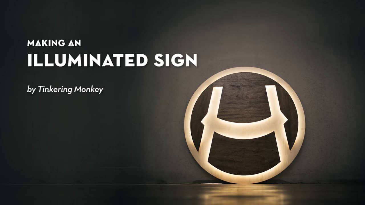 Making an illuminated sign on Vimeo