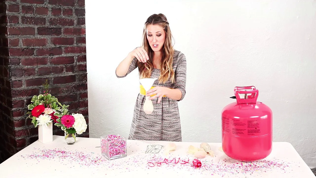 Party DIY: How to Make Confetti Money Balloons