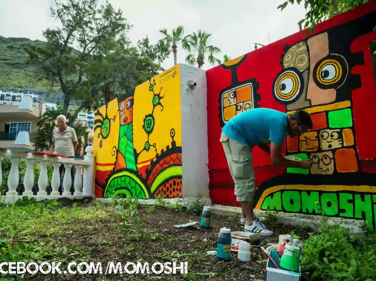 Momoshi Street Art in Los Gigantes /Tenerife/ Canary Islands ...