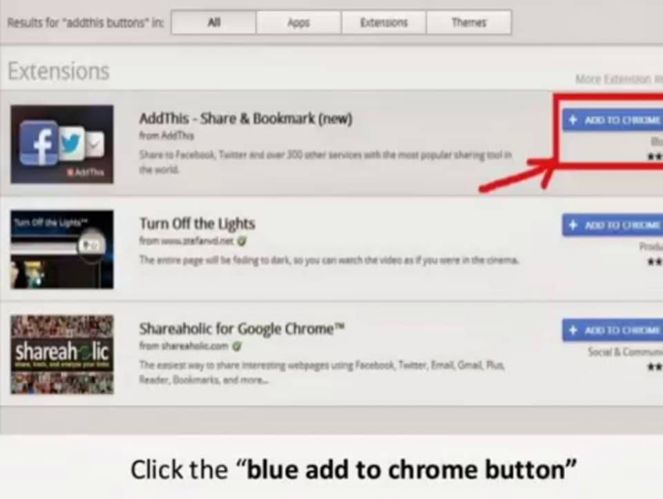 How to Create Addthis Button in Google Chrome Browser on Vimeo