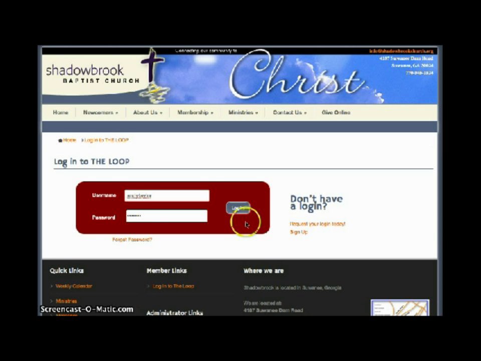 The Loop - Log In Tutorial on Vimeo