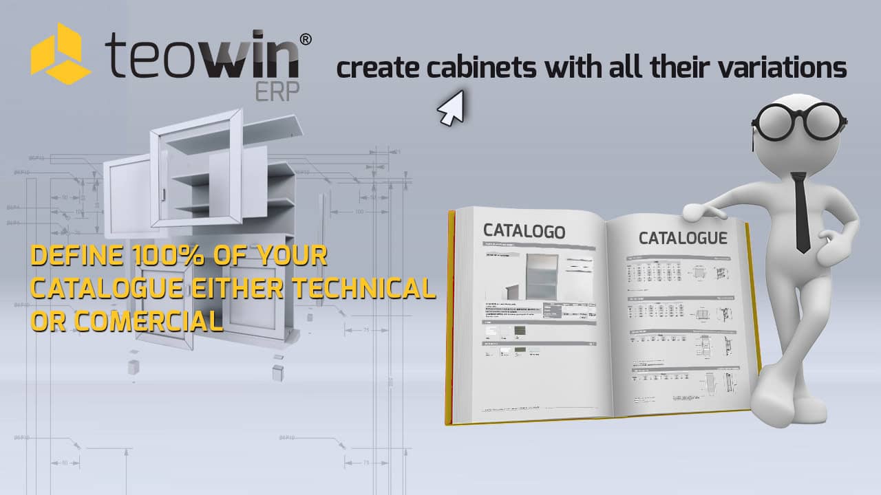 Teowin ERP, Generating a new product with all its variables (cabinet ...