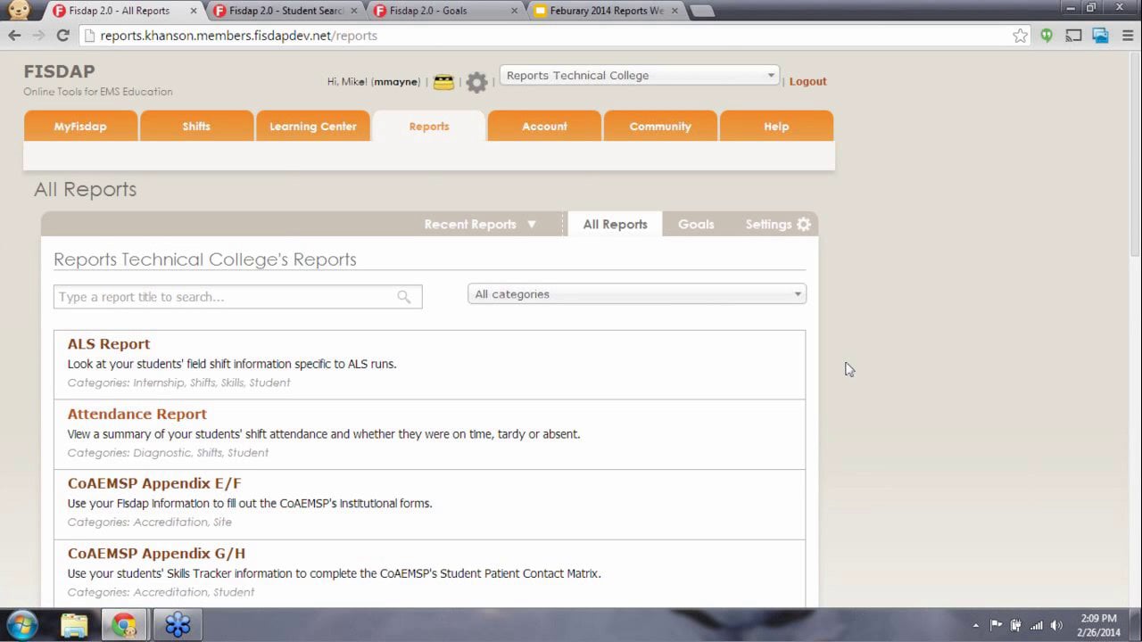 Fisdap Reports on Vimeo