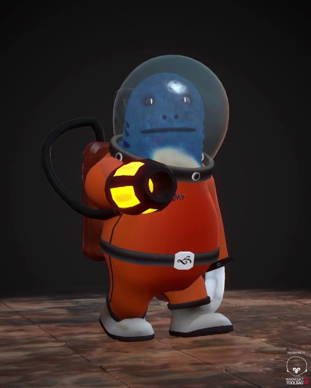 Space Fish (Game Character) on Vimeo
