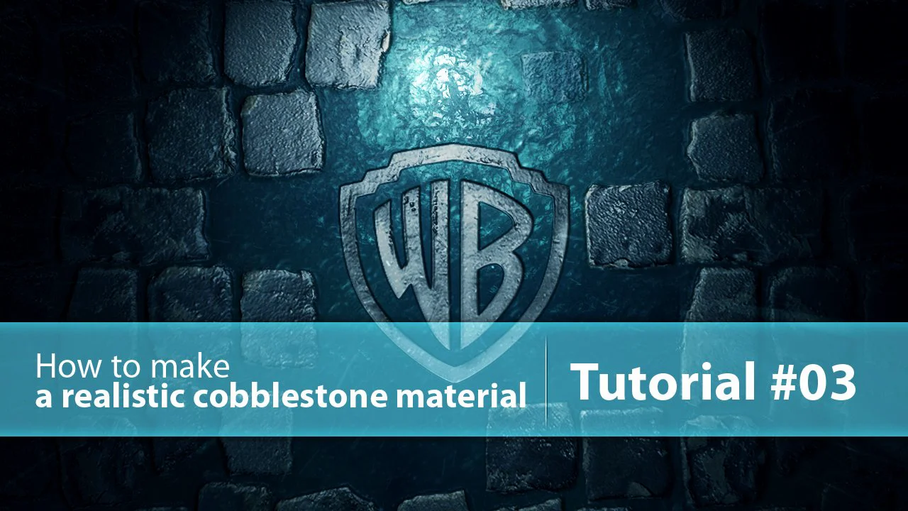 Tutorial #03 - How to make a realistic cobblestone material - C4D & AE