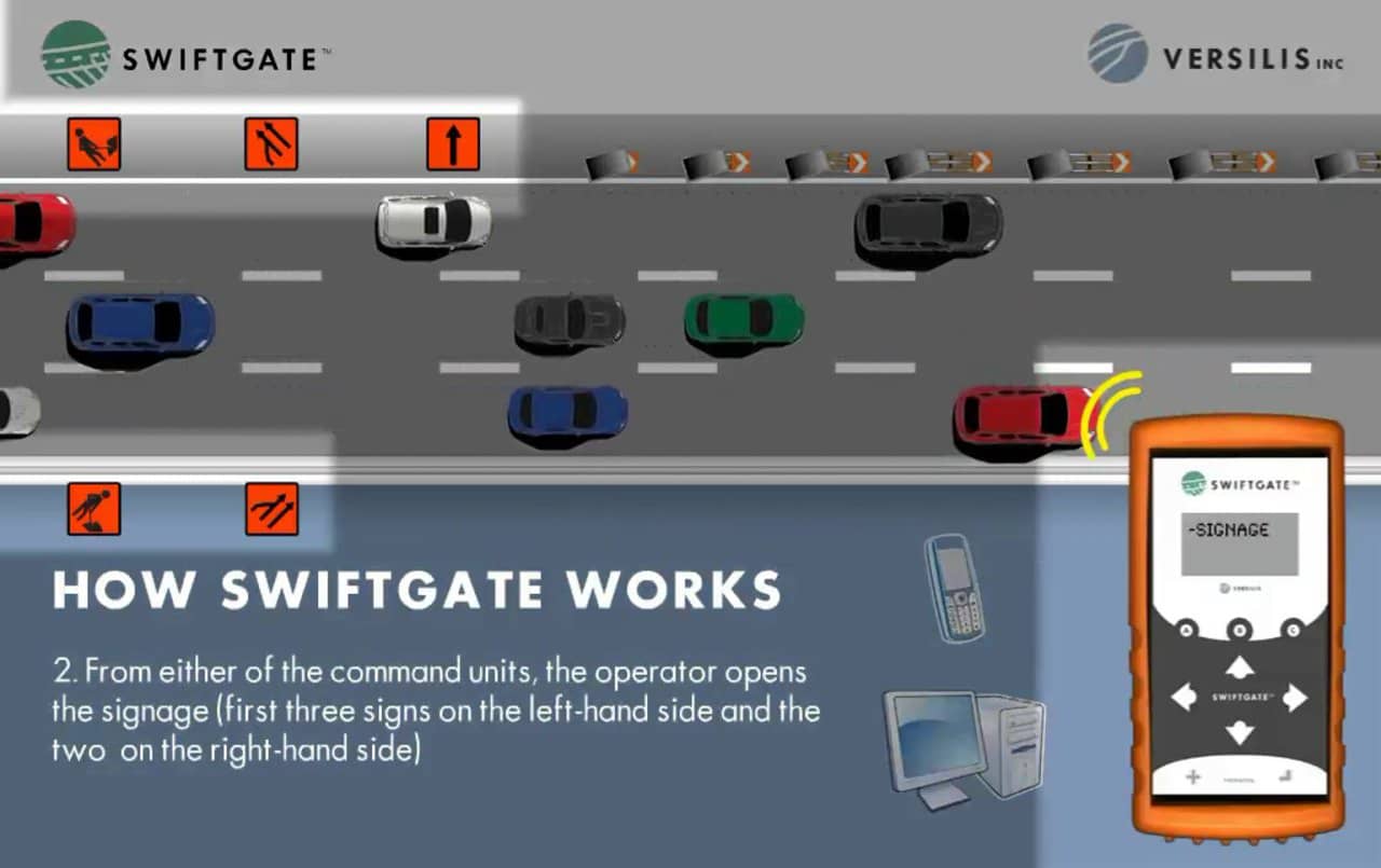 How work highway automated warning signs and warning gates on Vimeo