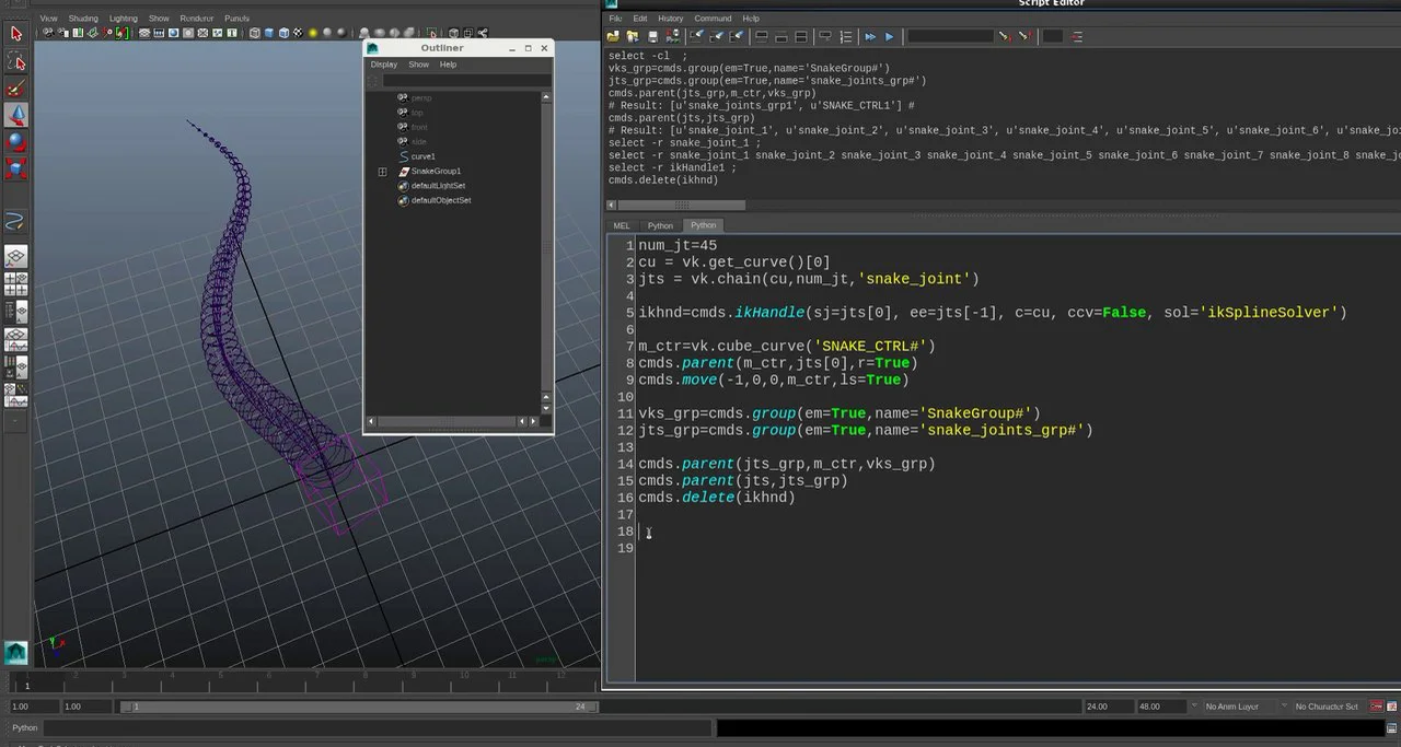 How I did the 'Magic Snake' on Vimeo