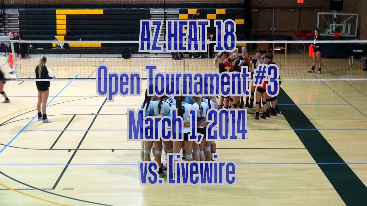 AZ Heat 18-1, Open Tournament #3, March 1, 2014, vs. Livewire on Vimeo