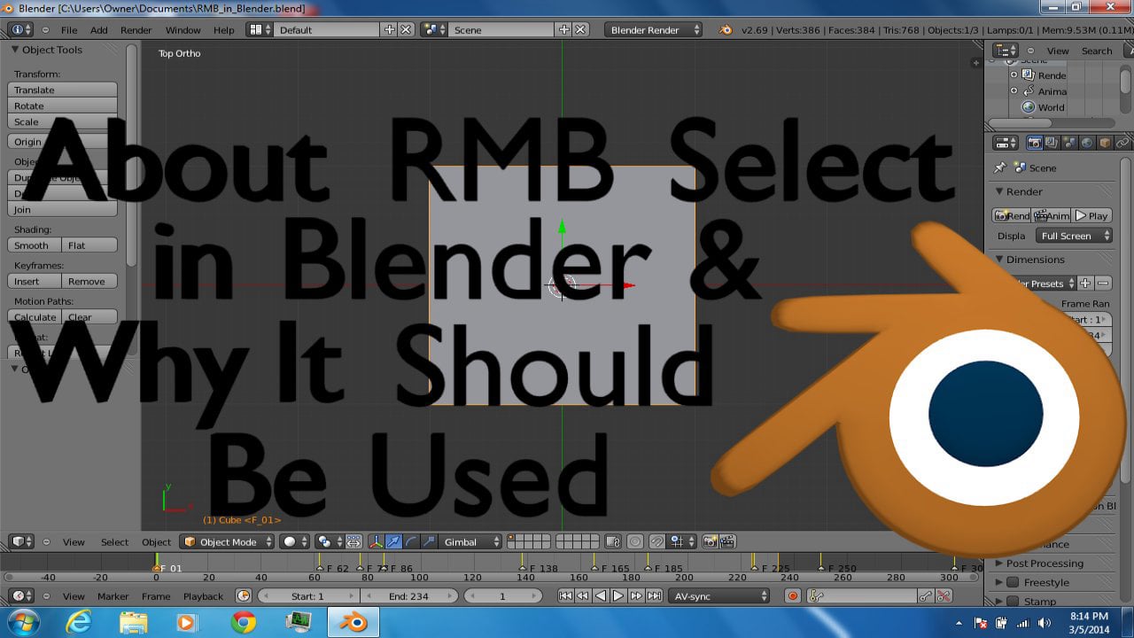About RMB Select in Blender & Why It Should Be Used on Vimeo