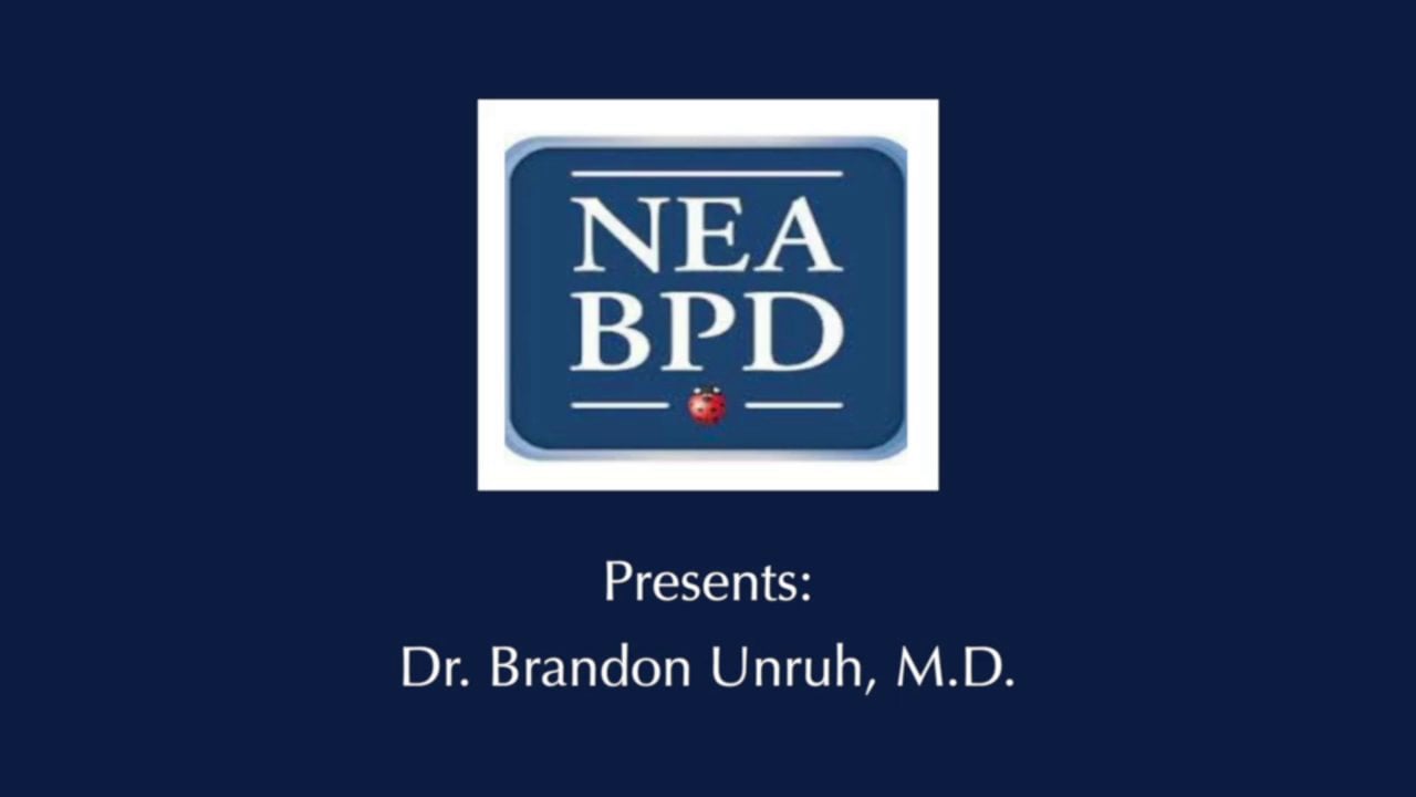 NEA BPD Presents Brandon Unruh: Mentalization on Vimeo